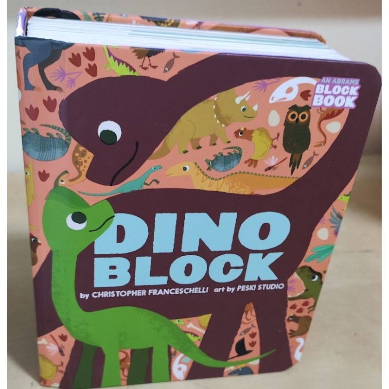 Dino Block - An Abram Block book ( board book) by Christopher ...