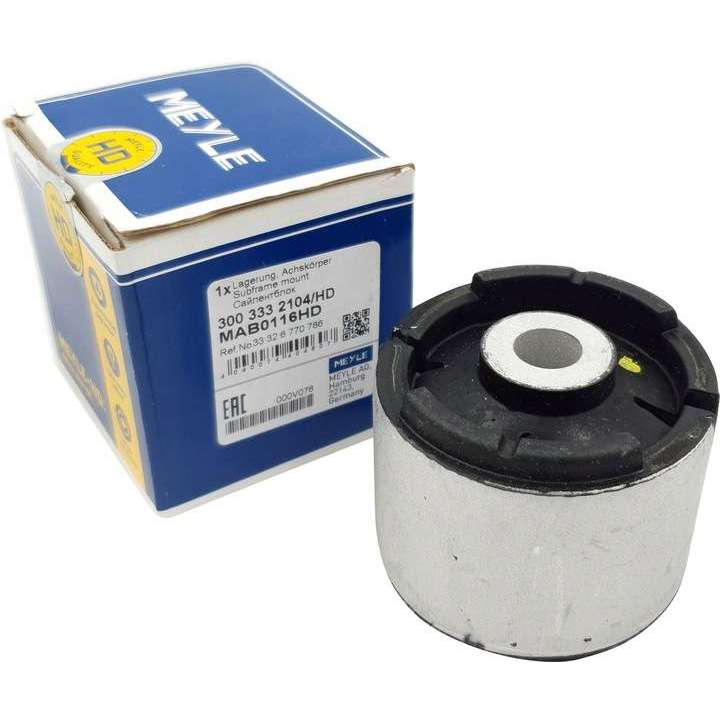 BMW MEYLE REAR TRAILING ARM BUSHING/RUBBER MOUNTING 3003332104/HD E36 ...