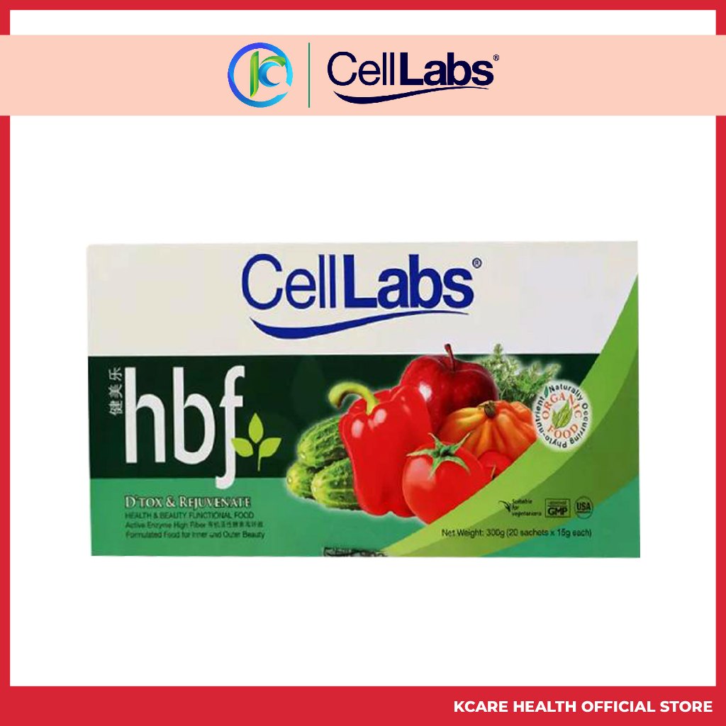 CELLLABS Hbf (20's x 15g) - Dietary Food for Detox and Rejuvenate (EXP ...