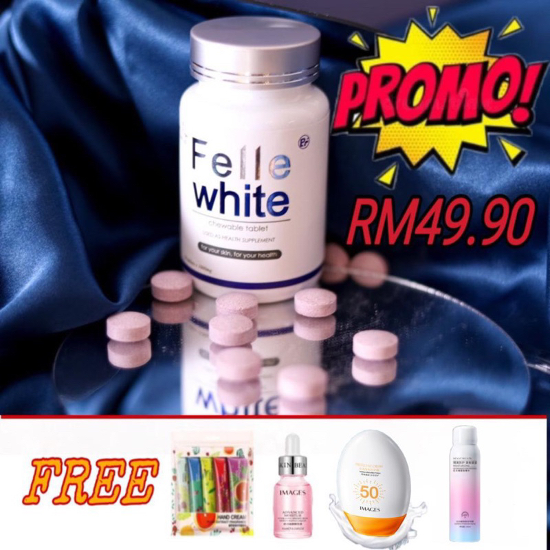 🔥FELLE WHITE ORIGINAL HQ! SUPLIMENT PUTIH 10X GANDA POWER! FREE ...