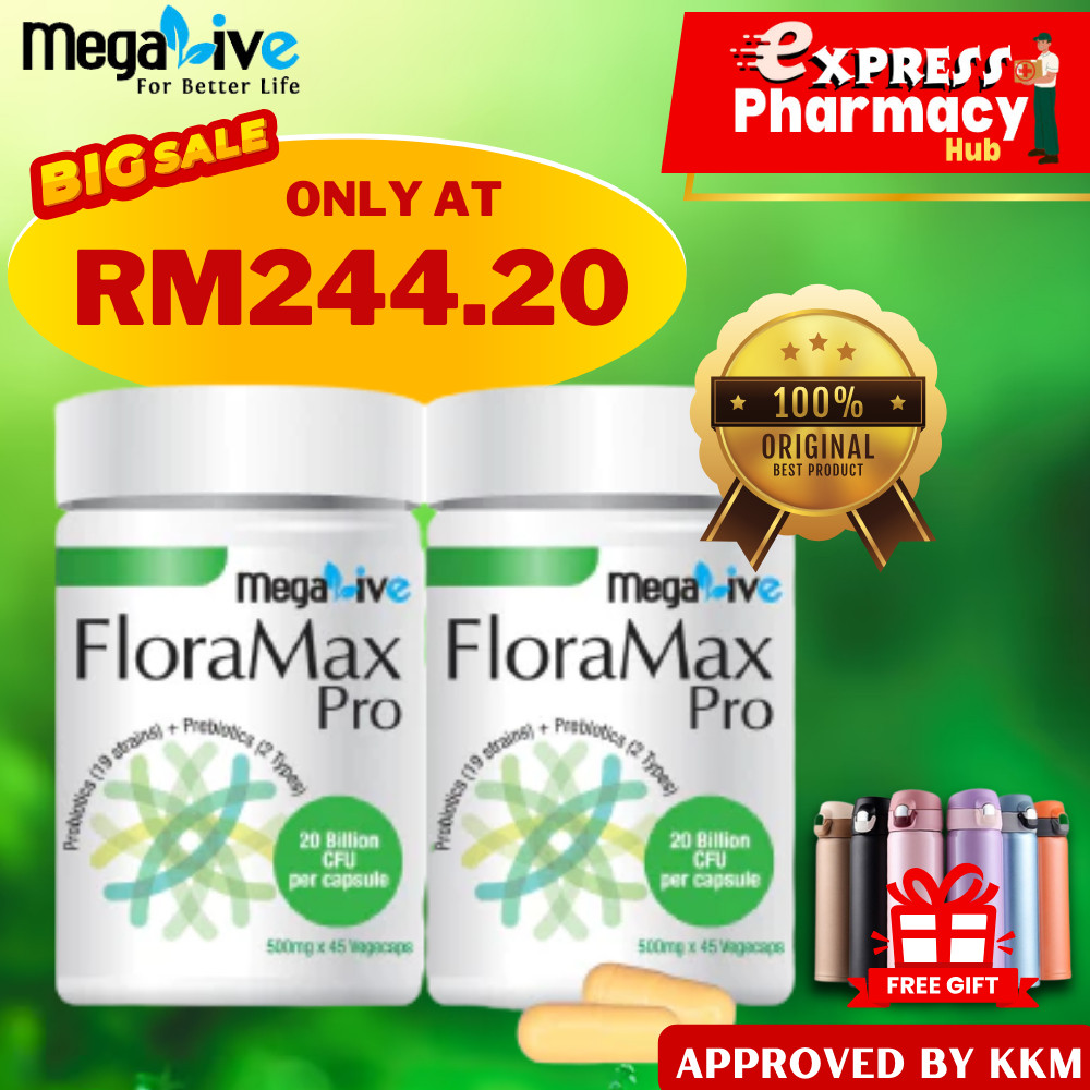 [FOC THERMOS WITH EVERY SET] MegaLive FloraMax Pro (2x45's) | Shopee ...