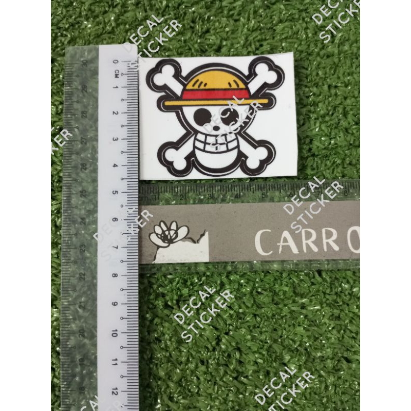 STICKER FANCY ONE PIECE LUFFY CREW LOGO !!!! READY STOCK !!! | Shopee ...