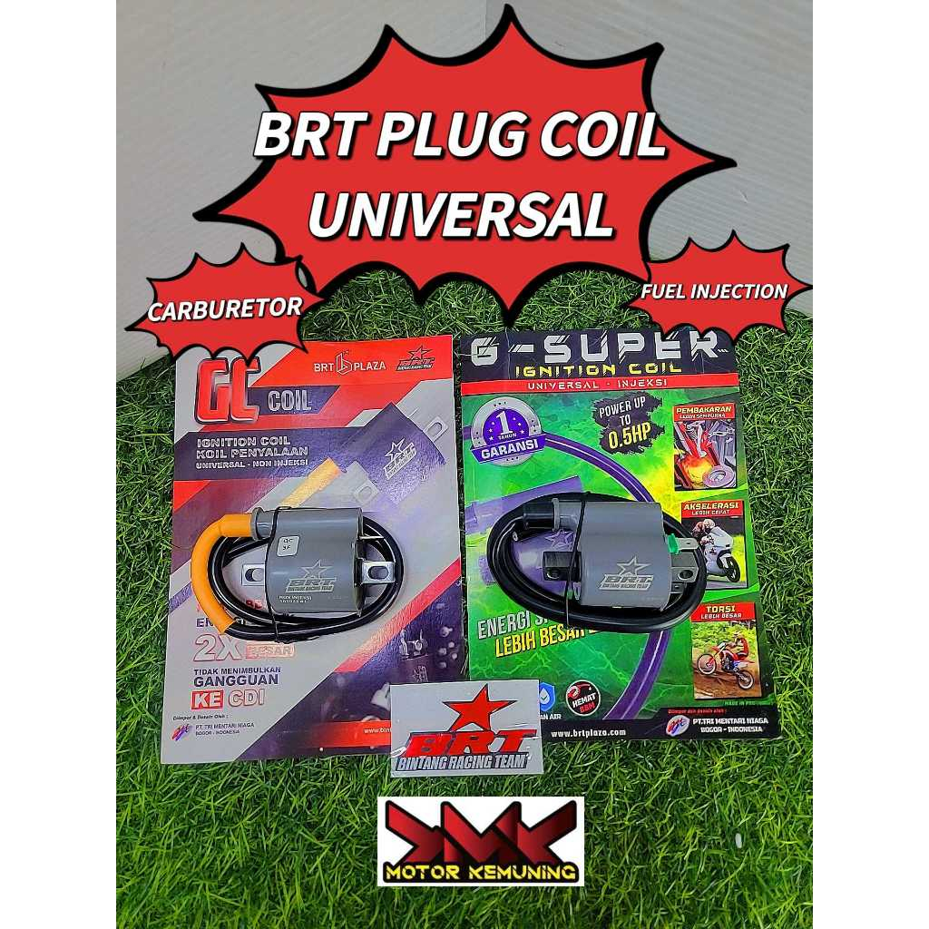 BRT PLUG COIL RACING Y15 Y16 135LC LAGENDA RS150 RSX NVX NMAX ...