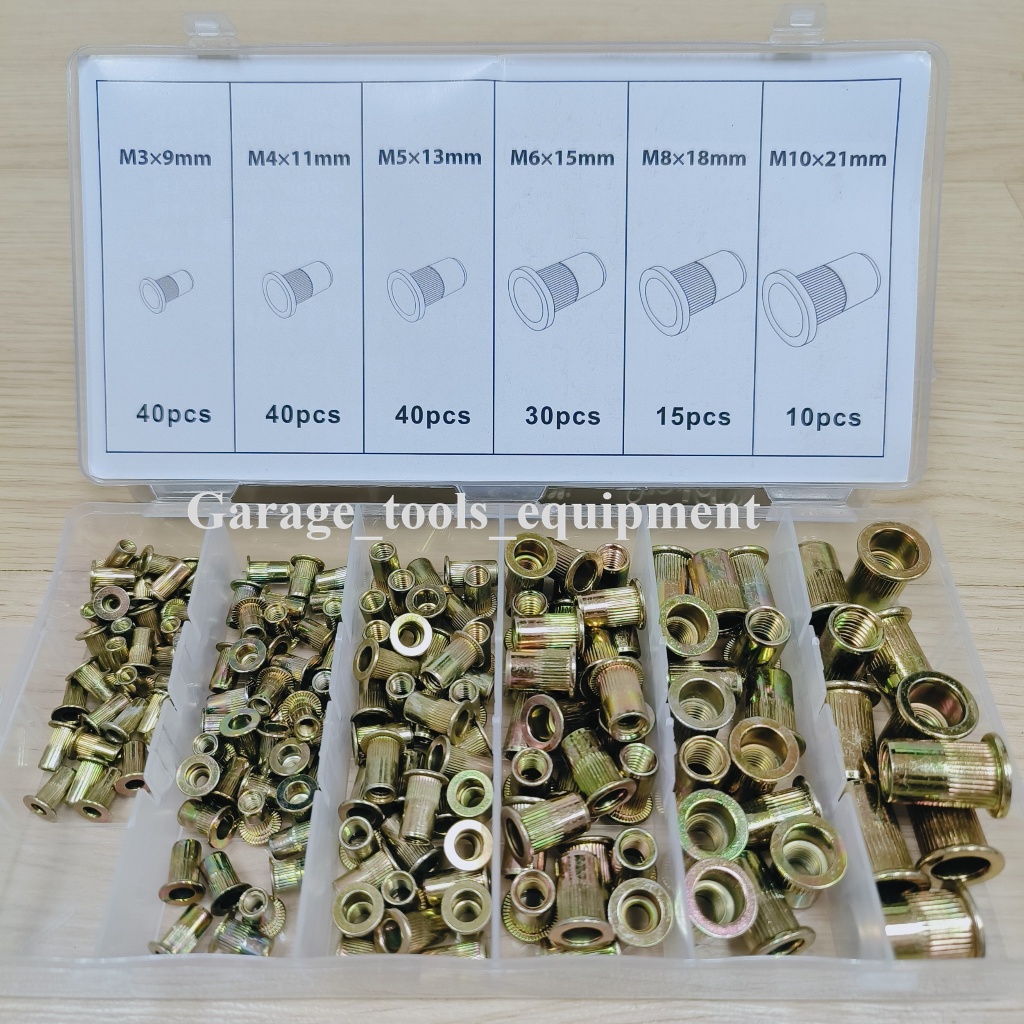 GTE 175Pcs Multi Size Thread Rivet Nuts Set | Shopee Malaysia