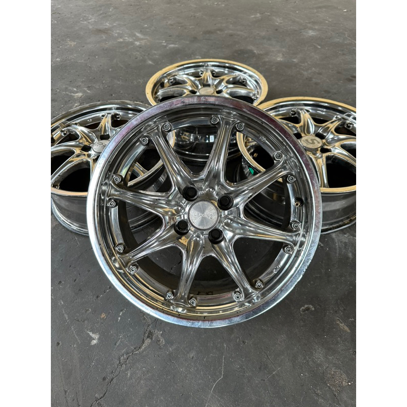 Sport Rim Chrome 16 inci 4X100PCD ET38 16” | Shopee Malaysia