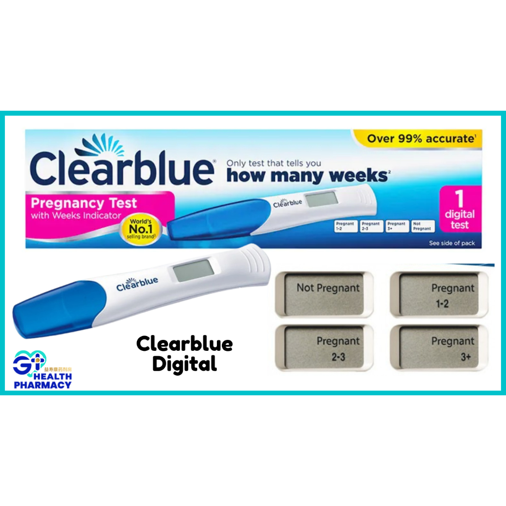 ClearBlue Digital Pregnancy Test 1's (UPT Test) | Shopee Malaysia
