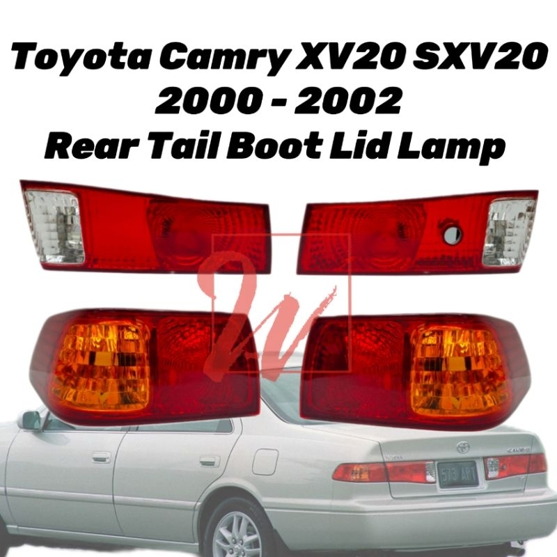 Toyota Camry XV20 SXV20 2000 2002 Rear Tail Bonnet Lid Backup Lamp ...