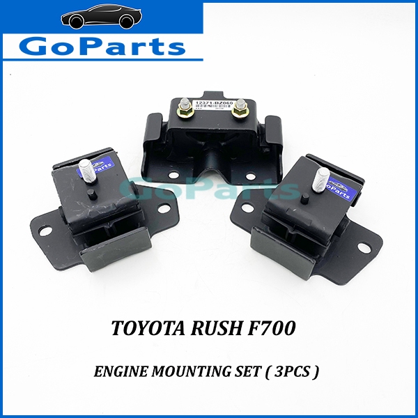 (3pc) Engine Mounting With Gear Box Mounting Set Toyota Rush 1.5 F700 ...