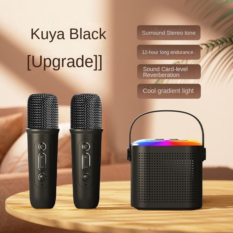 【READY】Premium K12 Dual Mic Portable Microphone Audio Integrated Wireless Bluetooth Speaker Gift ...