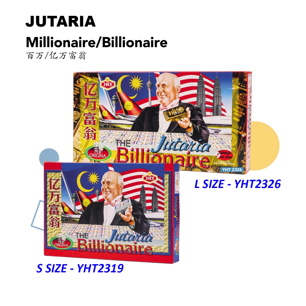JUTARIA Millionaire/Billionaire S size or L size(2in1) - RM17.50 - RM80 ...