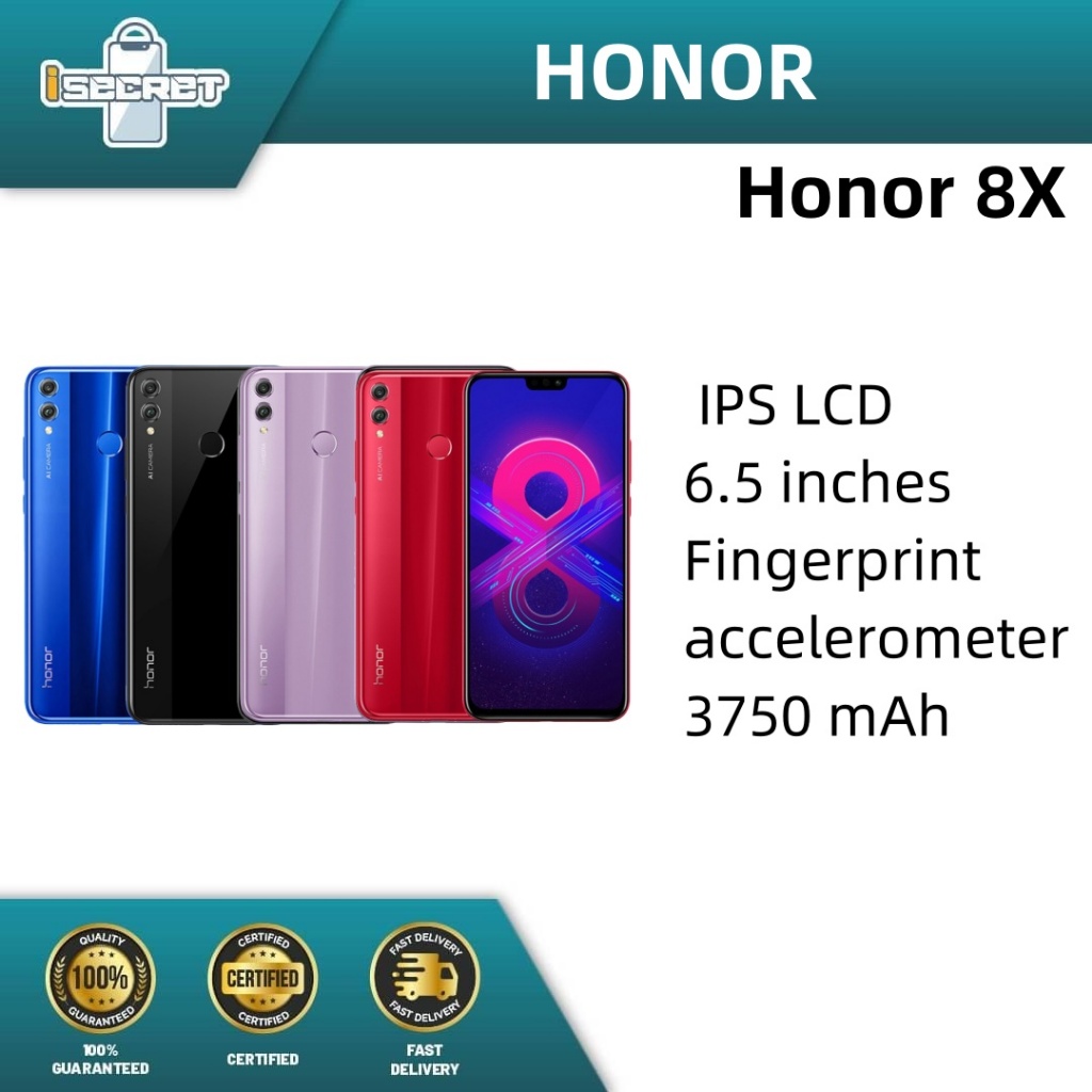 Honor 8X (6GB Ram + 128GB ROM) 6.5 inches 20MP LTE Original SmartPhones ...
