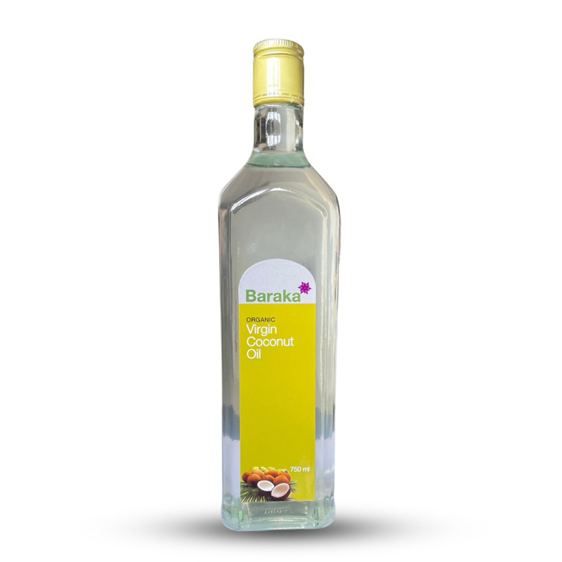 BARAKA Organic Pure Virgin Coconut Oil - 100% Organic Cold Pressed ...