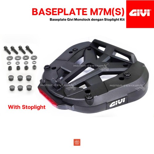 100% ORIGINAL GIVI Tapak Box M7M Base Plate LED Papan Givi WITH BRAKE ...