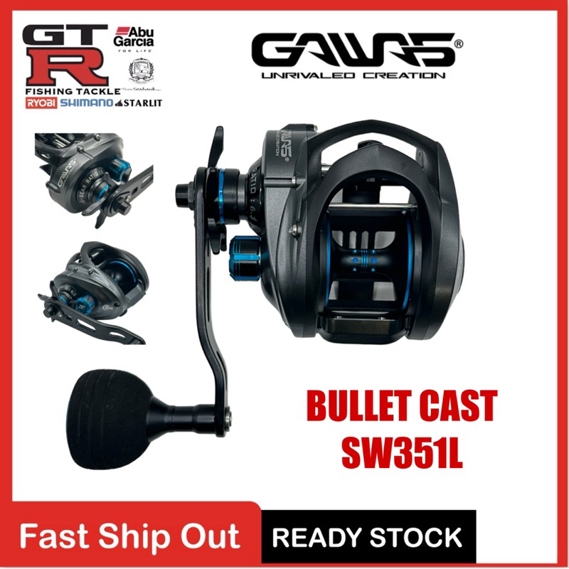 PTM Gawas Bullet Cast SW JIGGING FISHING REEL BC-SW351L | Shopee Malaysia