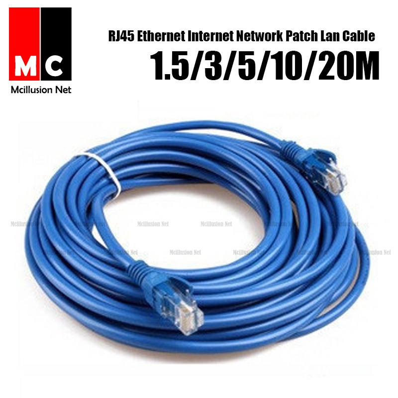 1.5/3/5/10/15/20M Cat5 / Cat5e / Cat 5e RJ45 Ethernet Internet Network ...