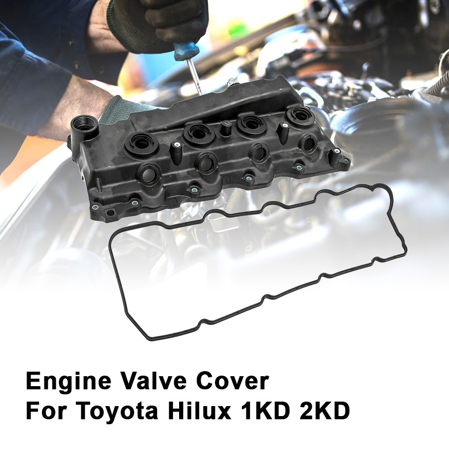 Toyota Hilux VIGO KUN25 KUN26 Hiace KDH200 Fortuner Valve Cover 2.5 3.0 1KD 2KD (With Gasket+ ...