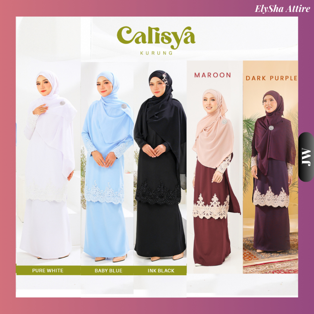 JW 🔥 CALISYA KURUNG LACE 🔥 ( Style Punjabi versi Muslimah ) untuk Raya ...