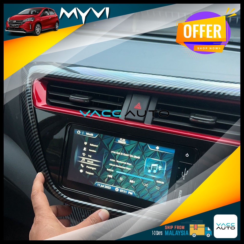 Perodua Myvi M800 2017 - 2021 Interior Decoration Center Panel Frame ...