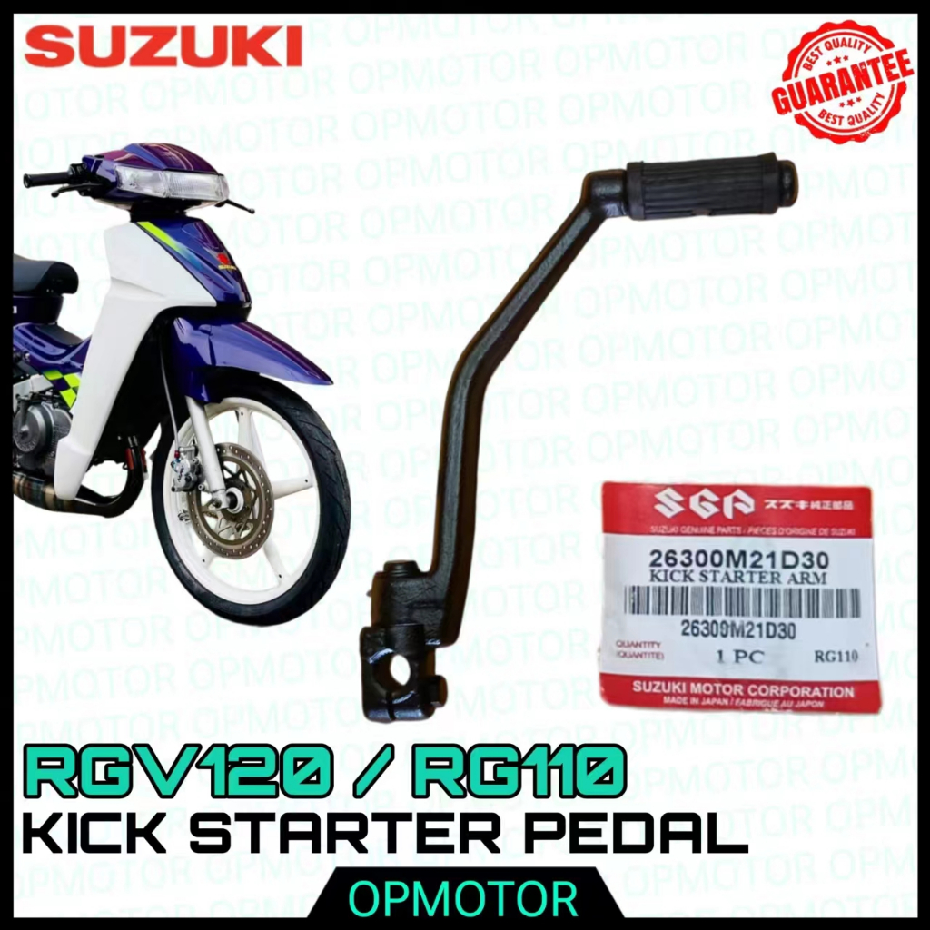 SUZUKI RGV RGV120 RGX RG110 RG SPORT SATRIA 2TAK XIPO 120 KICK STARTER ...