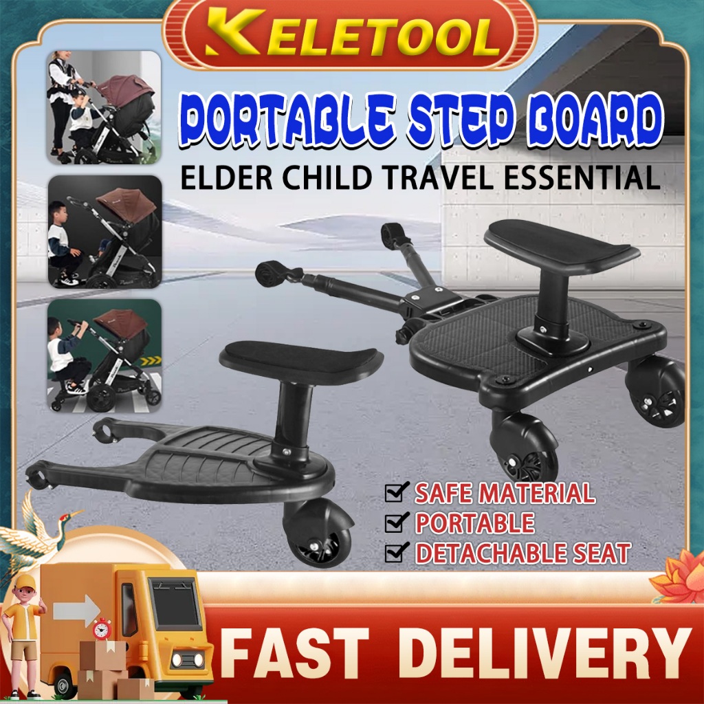 Universal Stroller Step Buggy Board Connector stroller extended pockit ...