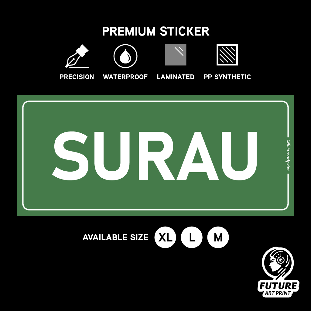 Surau. Sembahyang. Premium Sticker Sign Notice Signage Label ...