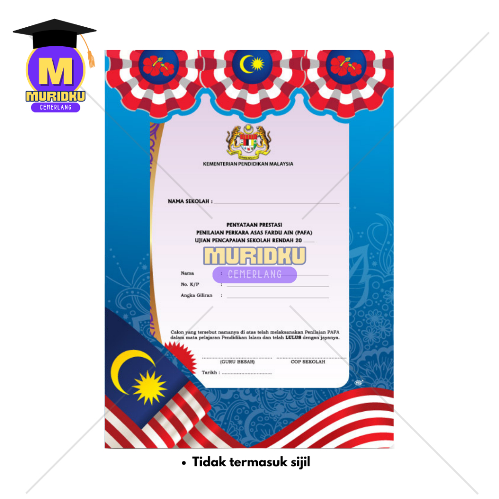 [BUNDLE/BORONG] HIGH QUALITY STANDARD CERTIFICATE FOLDER / HOLDER A4 ...