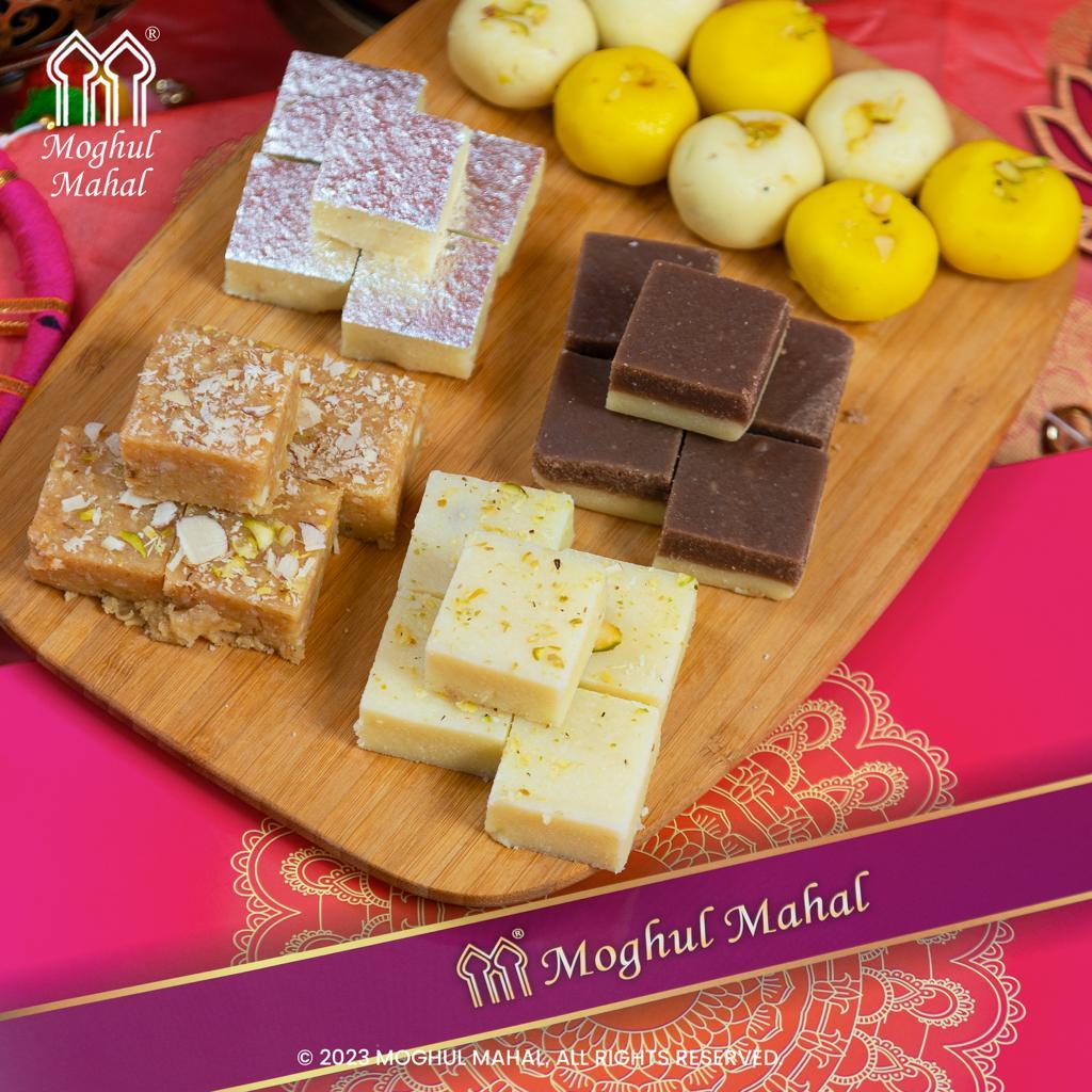 PUNJABI SWEETS BARFI BARFEE PLAIN ALMOND CHOCOLATE PISTACHIO PALKOVA ...