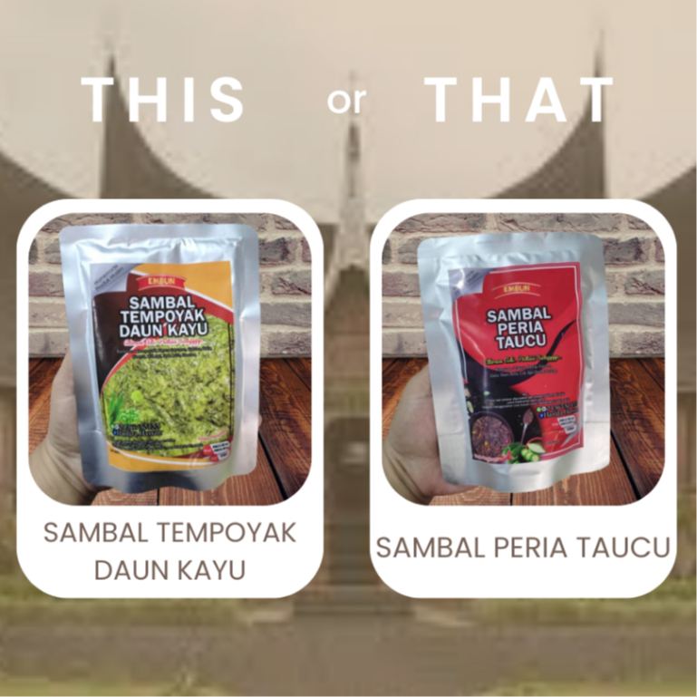 Sambal Tempoyak Daun Kayu Nismilan & Sambal Peria Taucu | Shopee Malaysia