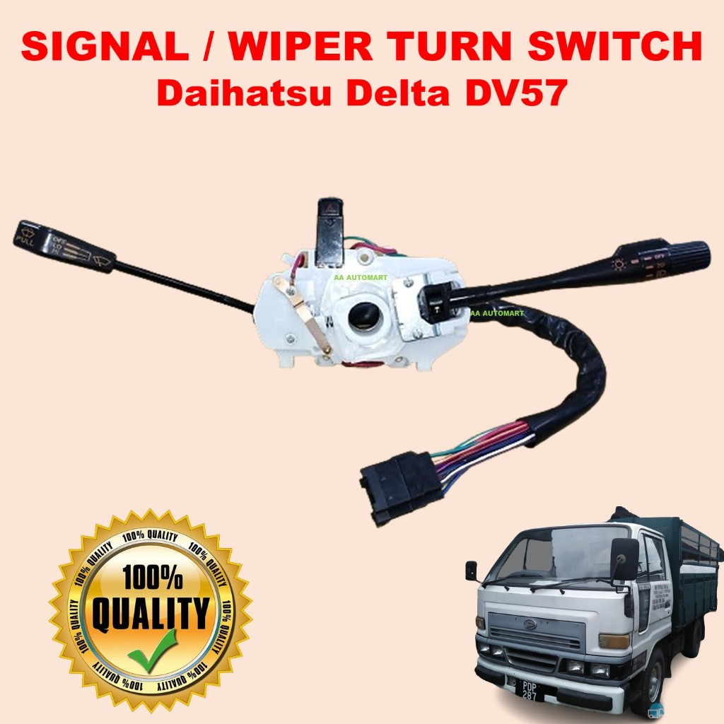 Daihatsu Delta DV57 Lorry Head Lamp Turn Signal Switch & Wiper Switch ...