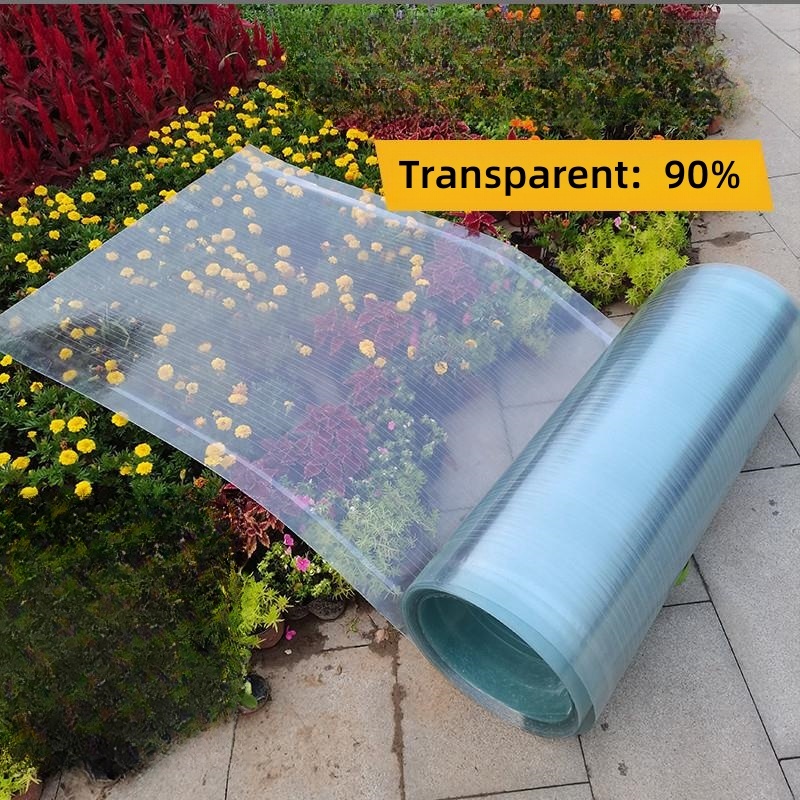 PVC Roof Polycarbonate Sheet Transparent PVC Roll Plastic Roof Atap ...