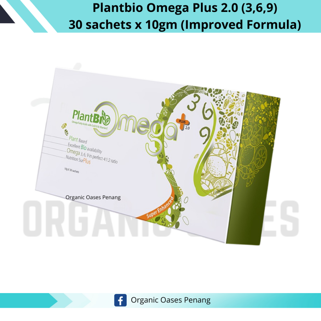 PlantBio Omega Plus 2.0 (3 6 9 Supplement) 30 sachets x 10g (EXP Nov 2026) | Shopee Malaysia