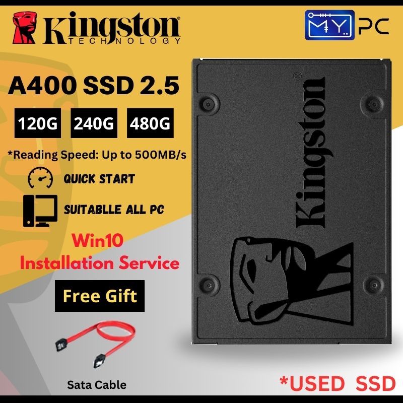 *USED SSD Kingston A400/Colorful/WD Western Digital 120GB 240GB SSD 2.5 ...