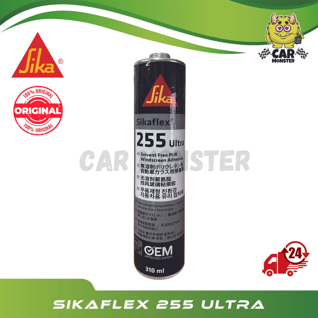(ORIGINAL) Sikaflex Sika 255 Ultra Windscreen Sealant Windscreen Glue ...
