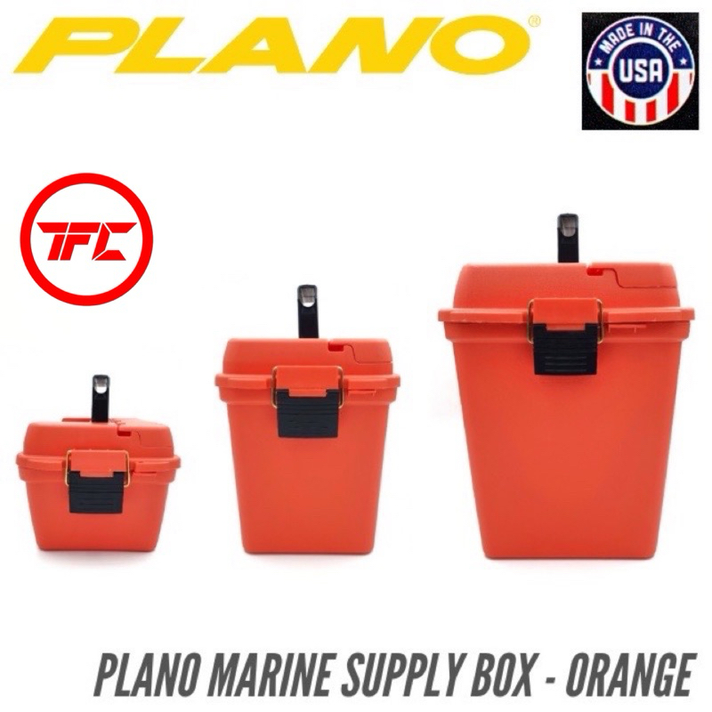 Plano Marine Box Made in USA 131252 141250 161250 181250 Orange Tackle ...