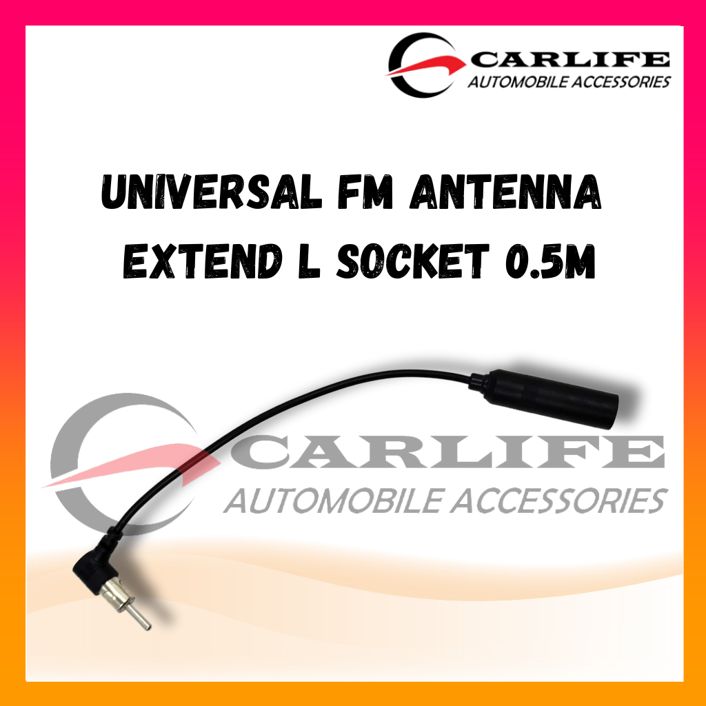 Universal FM Antenna Extend L Socket | Shopee Malaysia