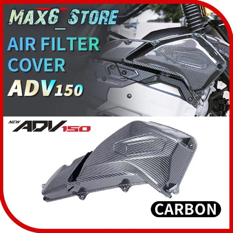 Honda ADV150 Airbox Carbon Clear Transparent Smoke Engine Cover Air ...