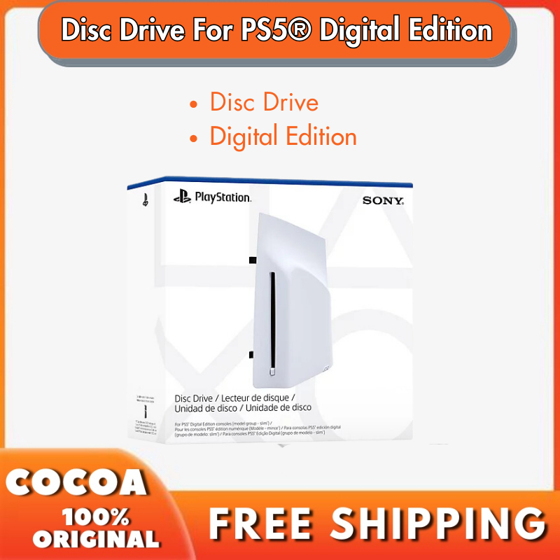 Disc Drive For PS5® Digital Edition Discs DVDs Consoles (Slim) 4K Ultra ...