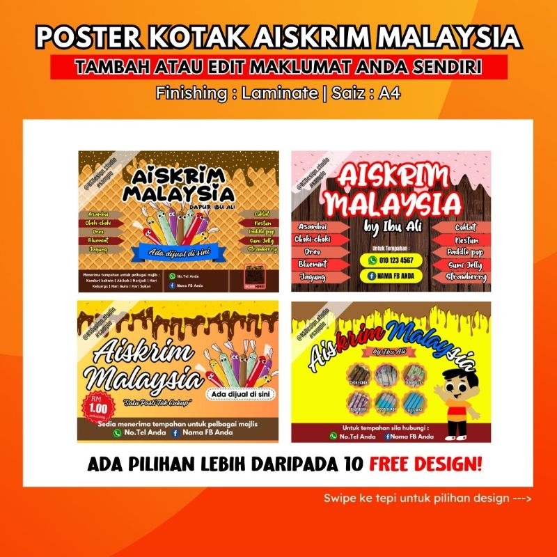 Poster Kotak Aiskrim Malaysia Design Ready - Ais Box Aiskrim Malaysia ...