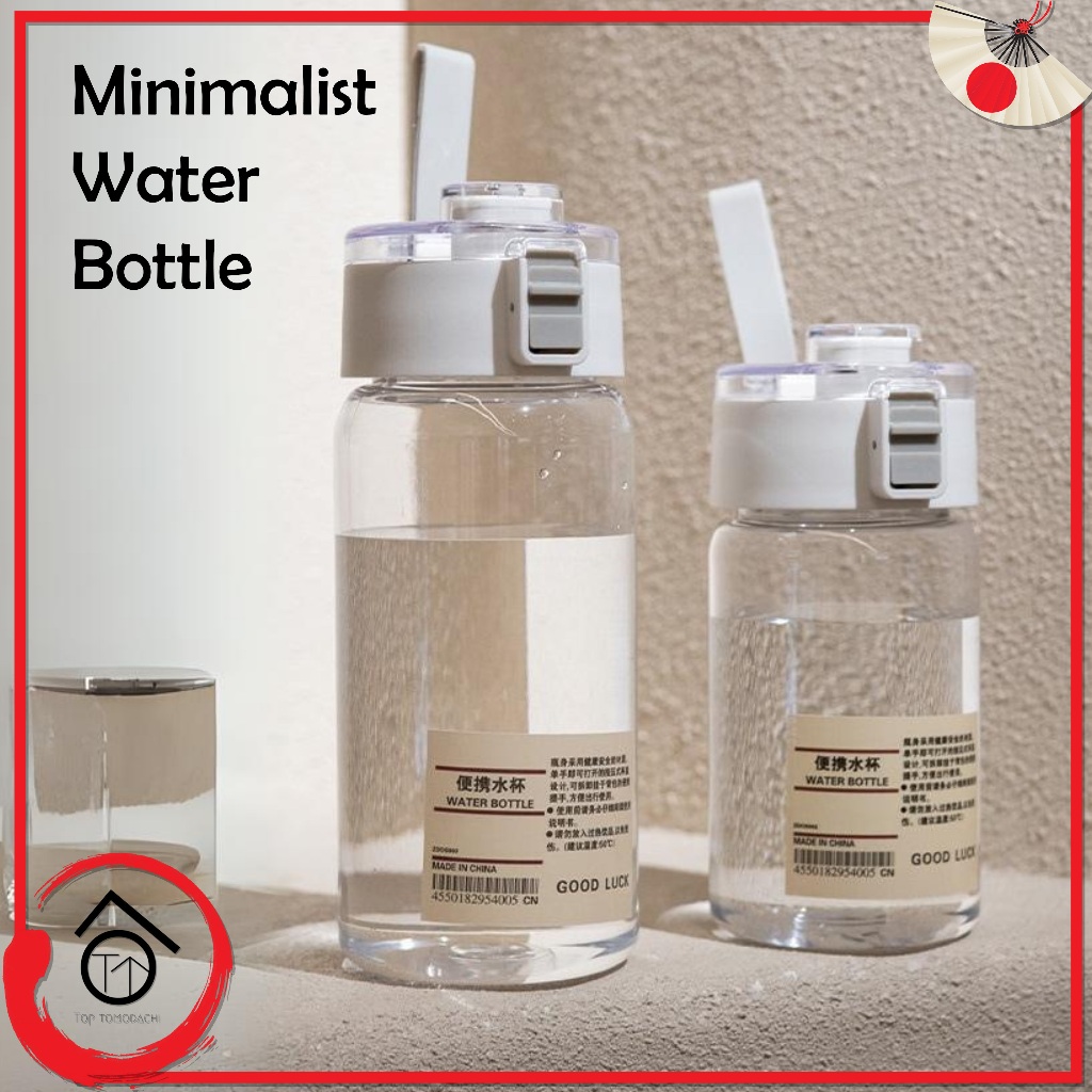 Tomoso Minimalist Water Bottle / Transparent Bottle - 350ml / 550ml / 800ml | Shopee Malaysia