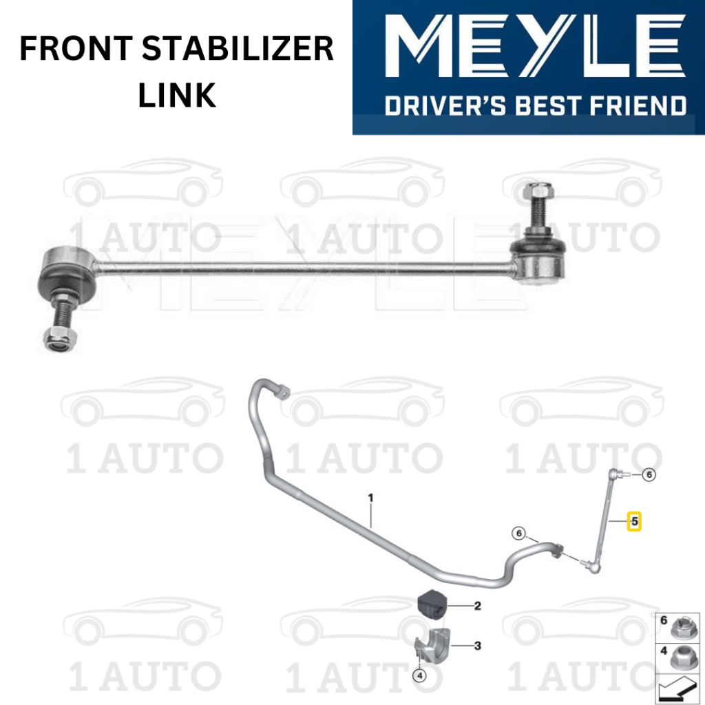 MEYLE GERMANY FRONT STABILIZER LINK BMW E90 E92 E93 E82 E87 Z4 E89 X1 ...