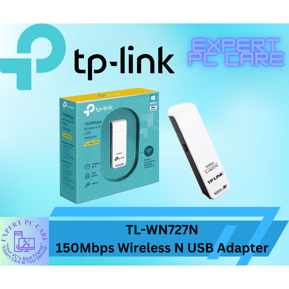 TP-LINK TL-WN727N 150Mbps Wireless N USB Adapter | Shopee Malaysia
