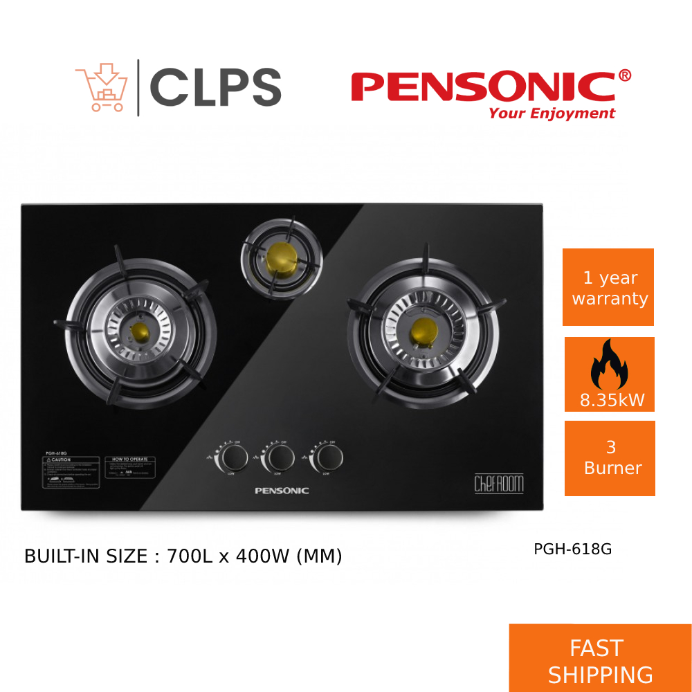 Pensonic PGH-620G PGH-621G Built-in Gas Hob Gas Cooker Dapur Gas ...