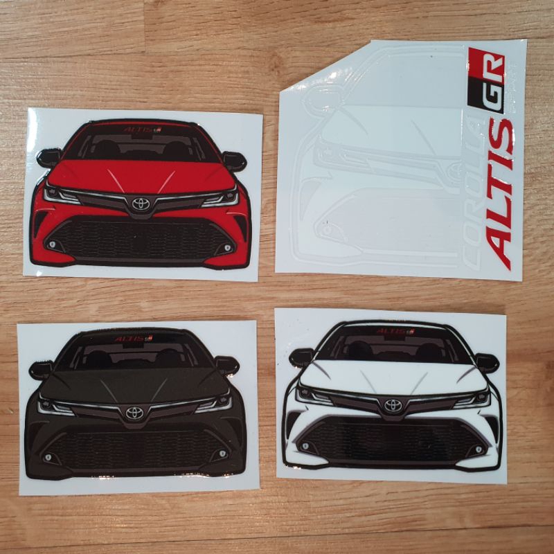 TOYOTA ALTIS UV STICKER | Shopee Malaysia