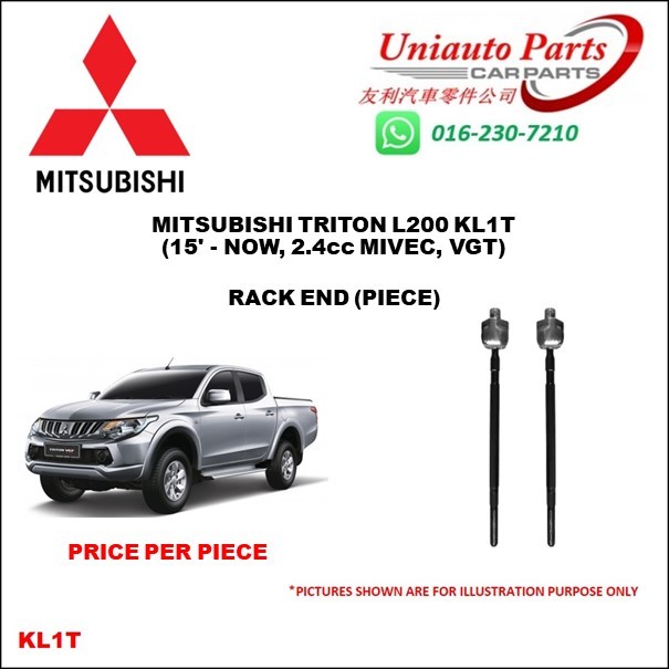 MITSUBISHI TRITON L200 KL1T (15' - NOW, 2.4cc MIVEC, VGT) RACK END ...