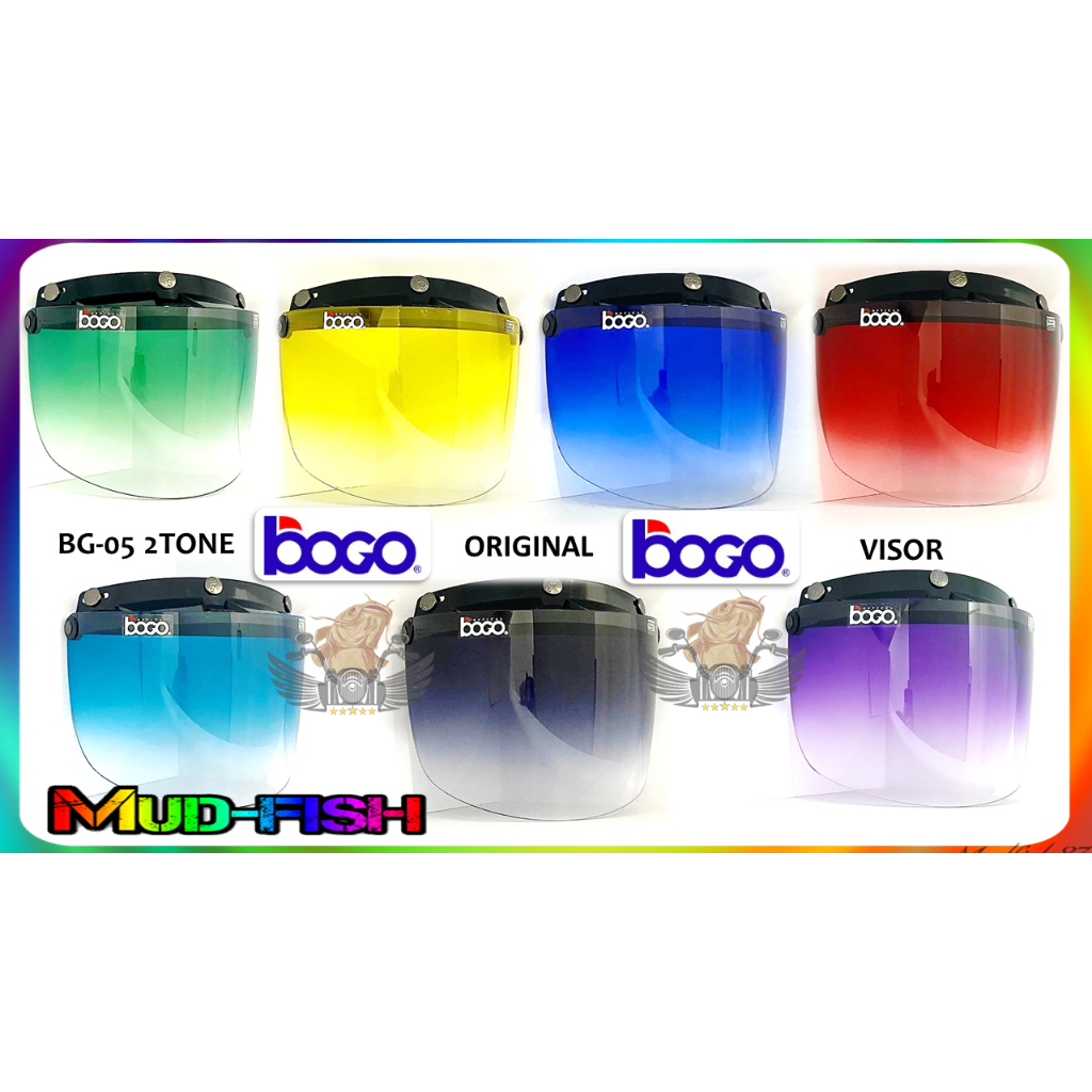 BOGO BG-05 2TONE TWO TONE VISOR For MS88 | SGV | MHR | XDOT (100% ...