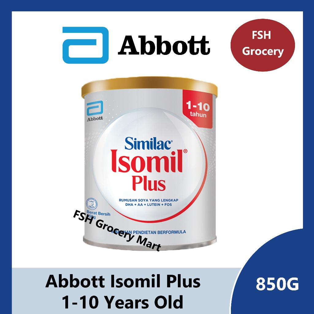 Isomil Plus (1 to 10 Years Old) (850g) | Shopee Malaysia
