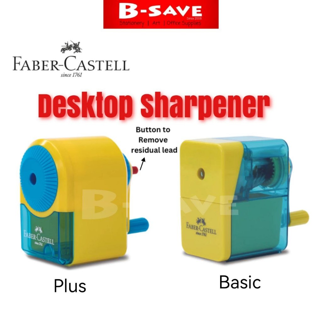Faber-Castell Table Desktop Sharpener Box of 1 - Basic / Plus | Shopee Malaysia