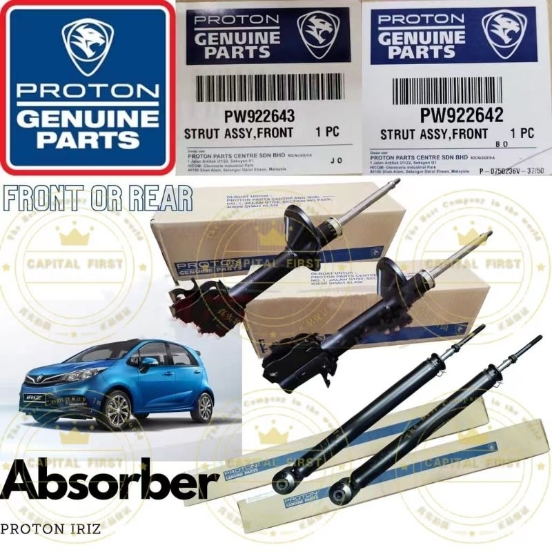 Original Proton IRIZ Persona 2017-22 VVT SHOCK ABSORBER FRONT&REAR LH ...