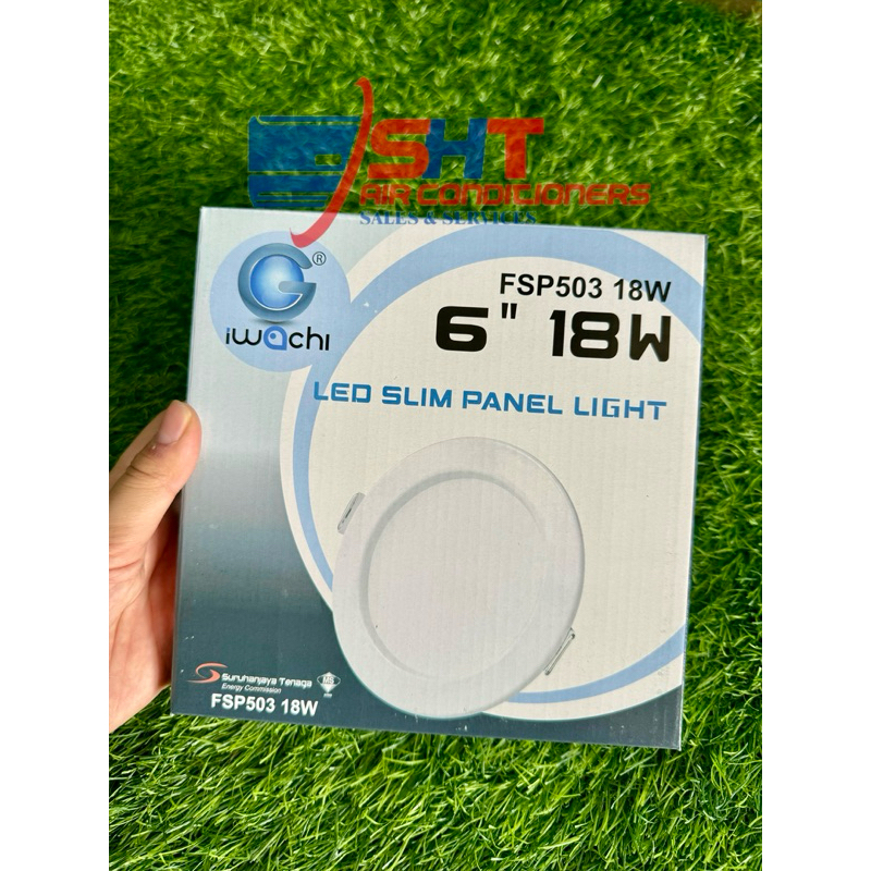 IWACHI 6" 18W ROUND LED SLIM PANEL LIGHT | Shopee Malaysia
