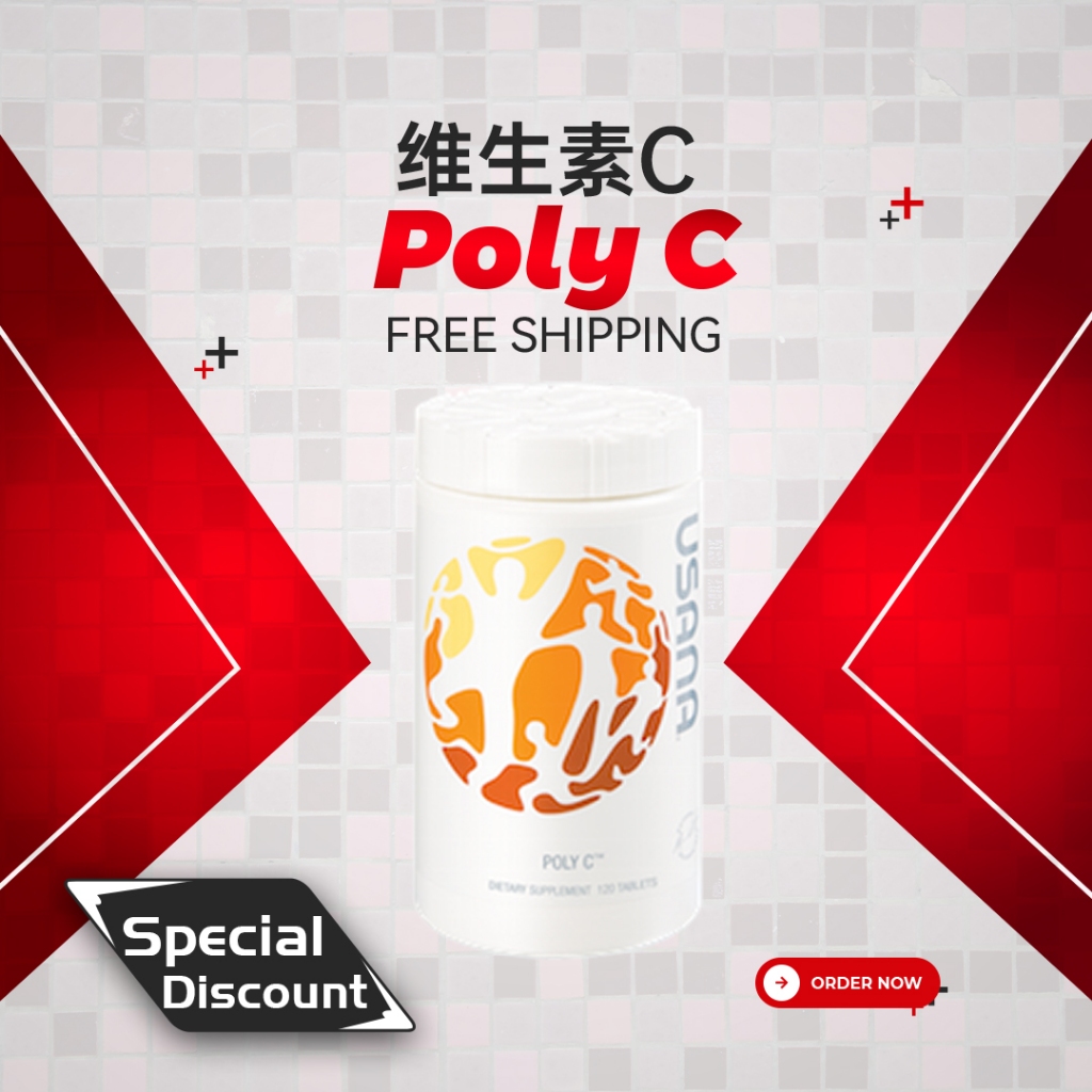 ️AUTHENTIC 100% ️ USANA 维生素 - POLY C （SHIP IN 24 HOURS) | Shopee Malaysia